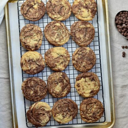 Marbled Chinese Cookies Recipe. Gluten-Free Friendly - Levana Cooks