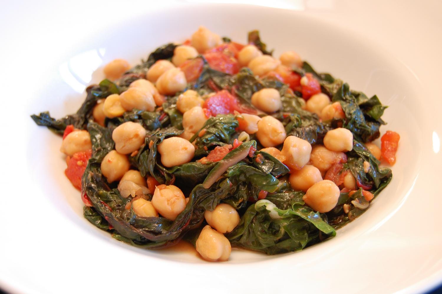 Chickpea Tajine Dates and Swiss Chard Recipe - Levana Cooks