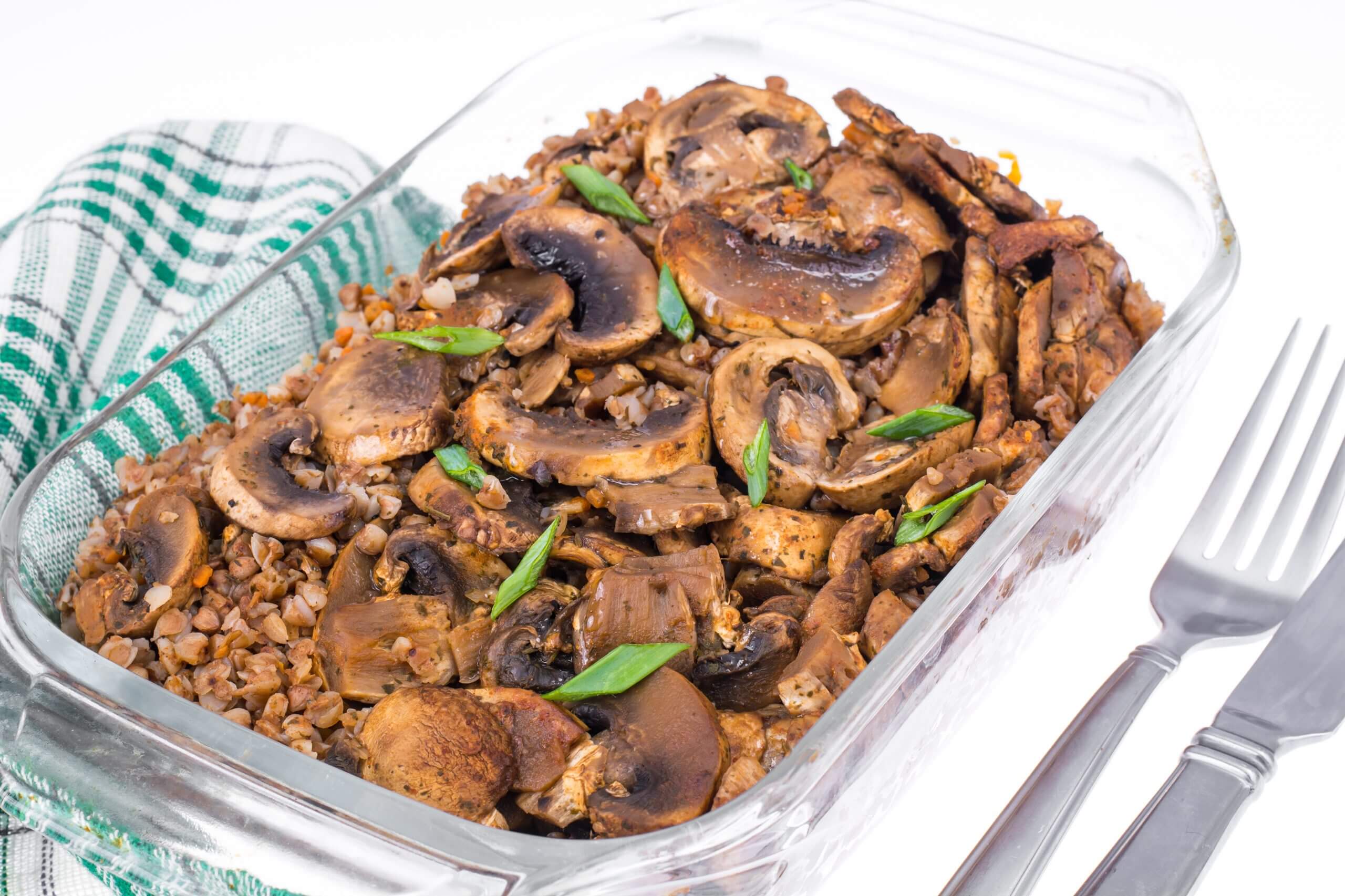 Kasha with Onions and Mushrooms Recipe. Gluten-Free - Levana Cooks